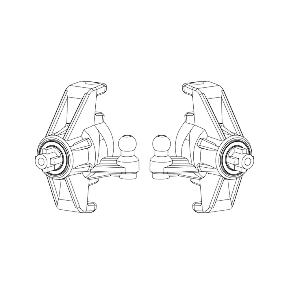 MJX-P2048 - Porte-fusée de direction G/D avec fusée – 2pcs - hobbykoo
